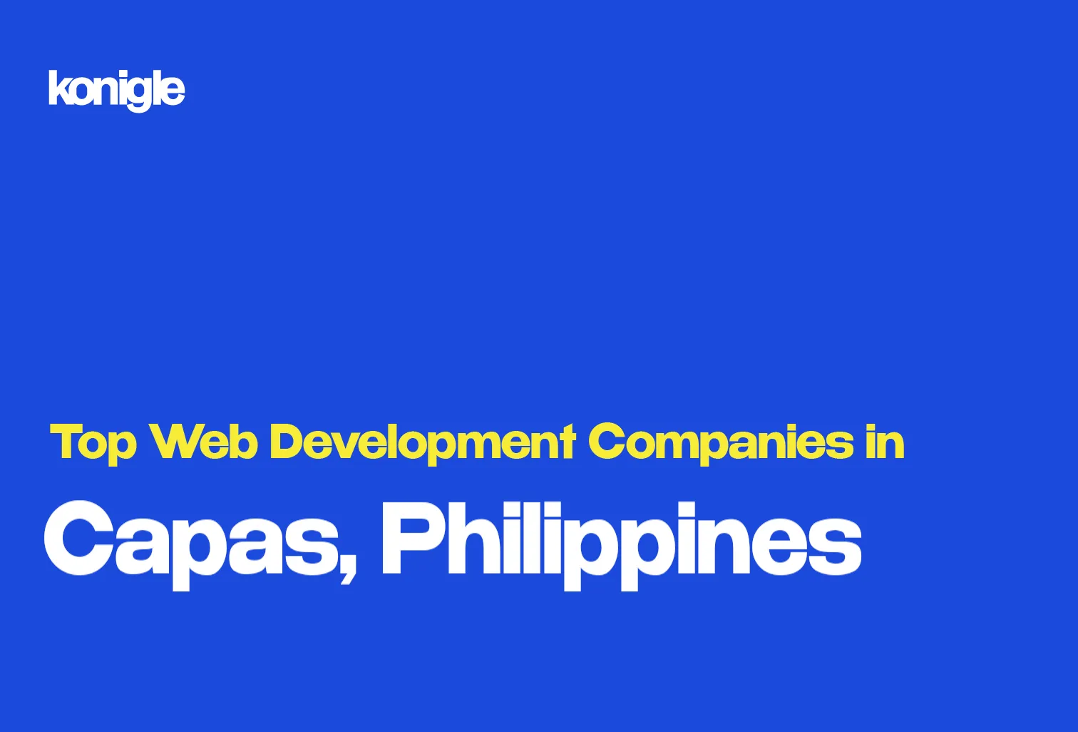 Top 3 Web development companies in Capas, Philippines