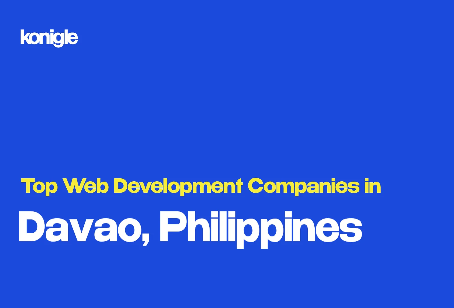 Top 15 Web development companies in Davao, Philippines