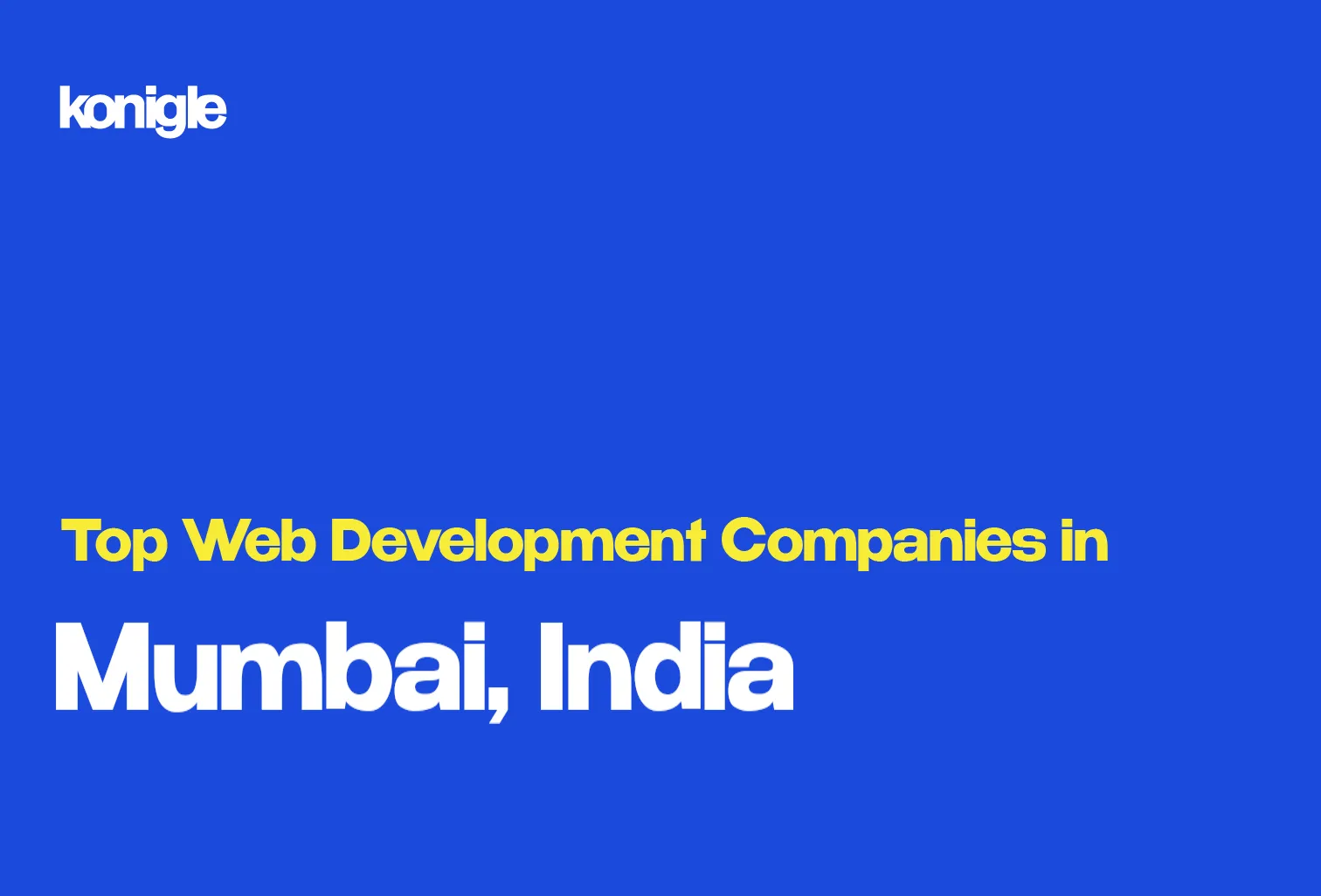 Top 15 Web development companies in Mumbai, India