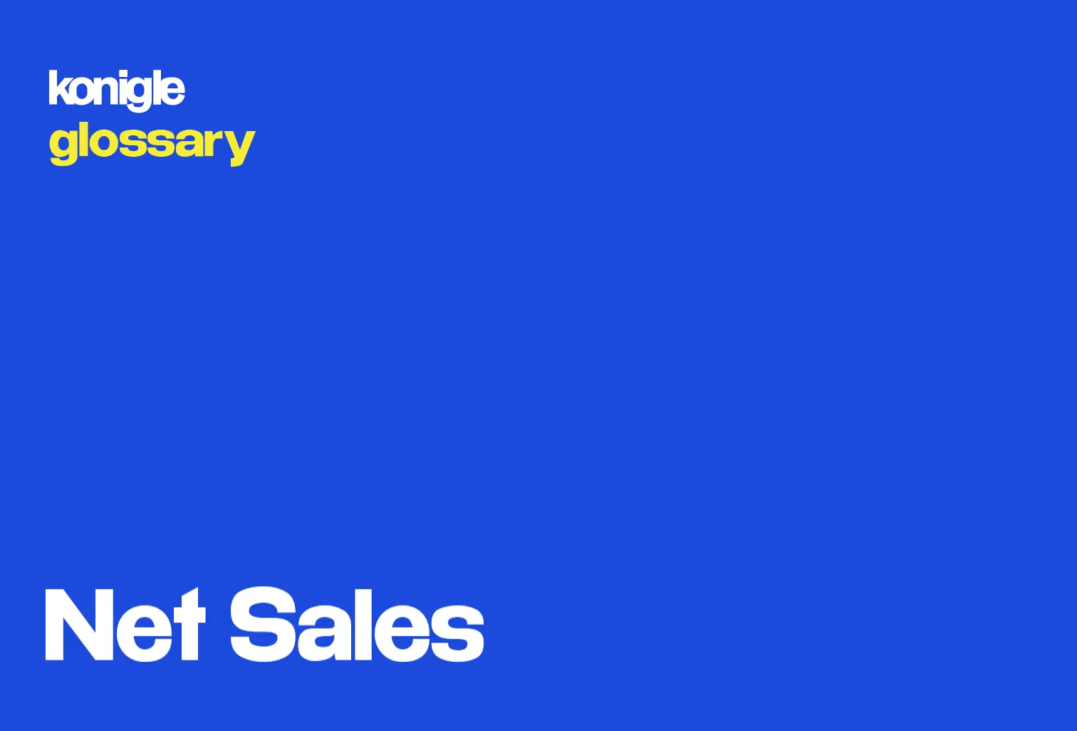 Net Sales Definition