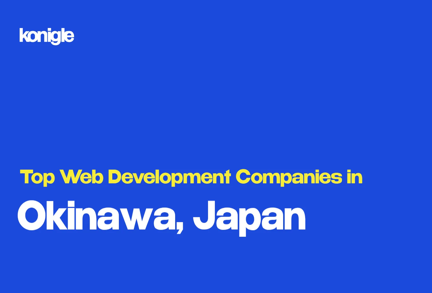 Top 2 Web development companies in Okinawa, Japan