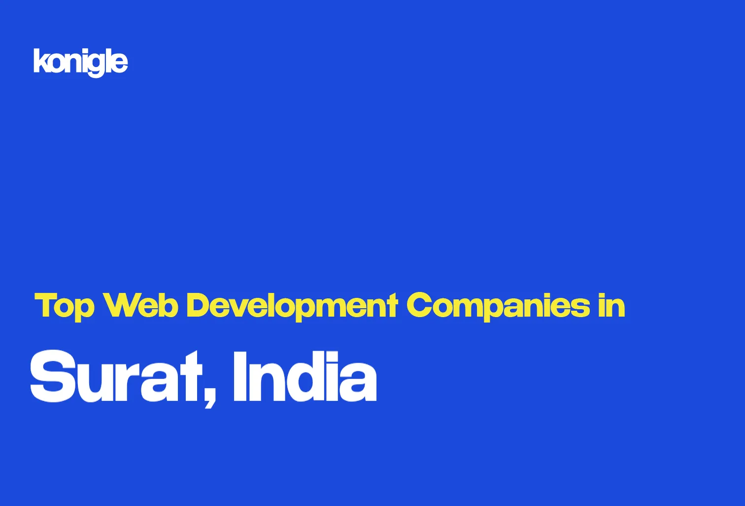 Top 15 Web development companies in Surat, India